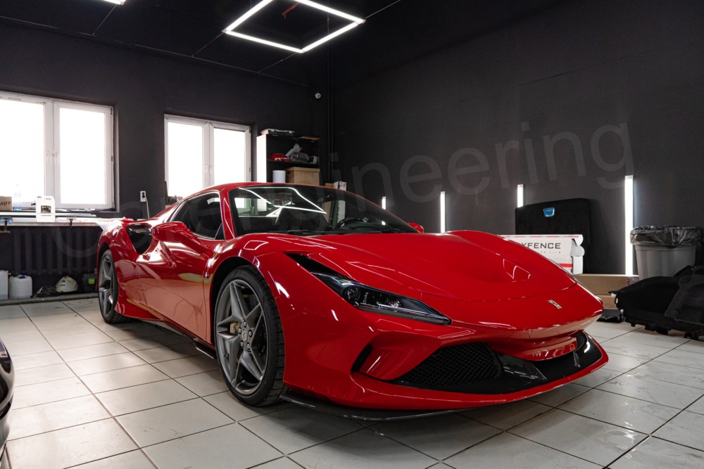 Ferrari paint protection film - ferrari ppf - Carengineering Dubai