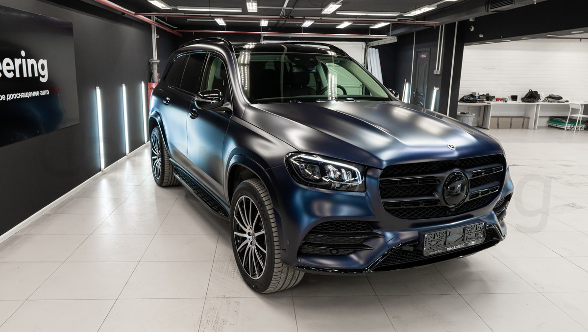 Mercedes GLS wrap – PPF - Carengineering Dubai