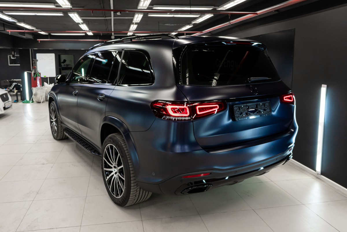 Mercedes GLS wrap – PPF - Carengineering Dubai