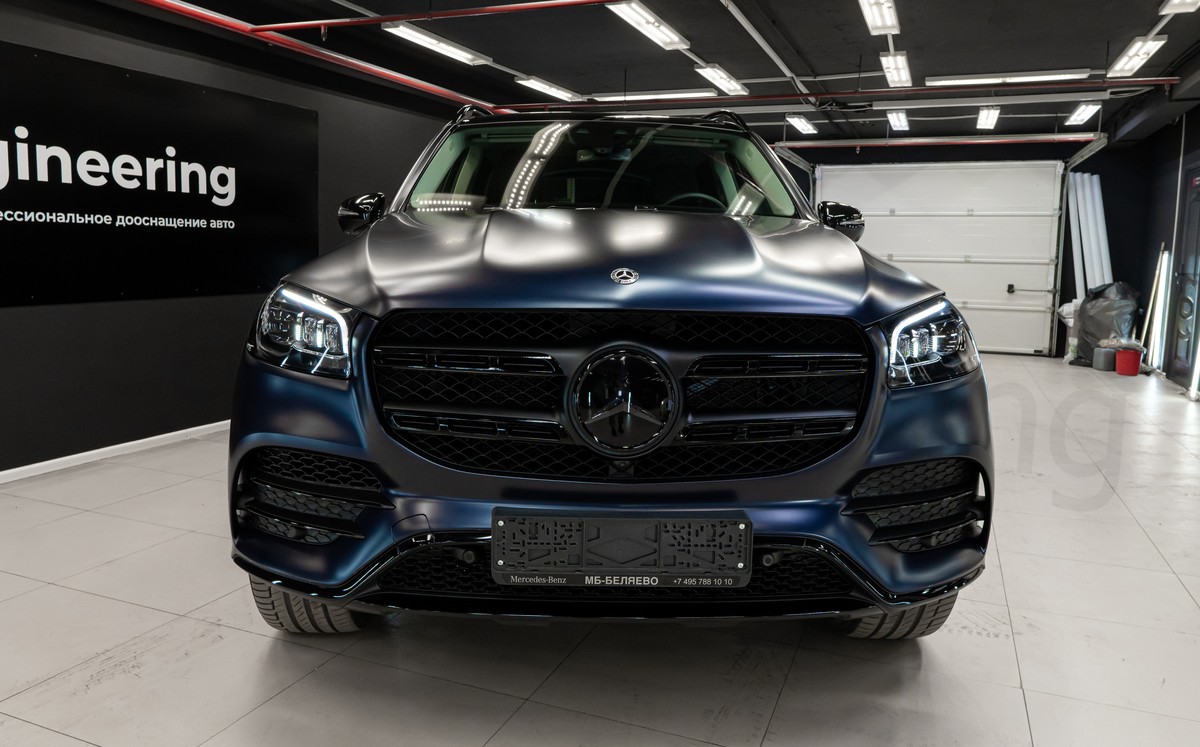 Mercedes GLS wrap – PPF - Carengineering Dubai