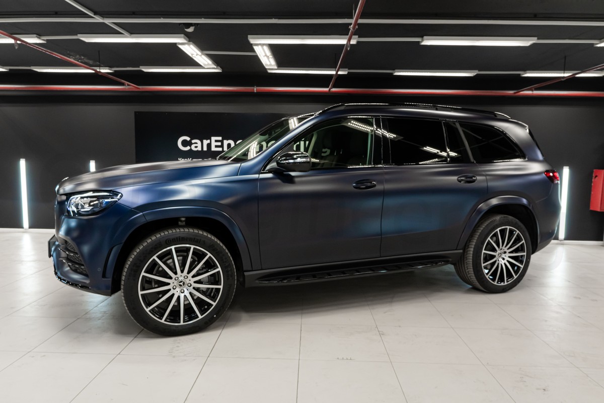 Mercedes GLS wrap – PPF - Carengineering Dubai